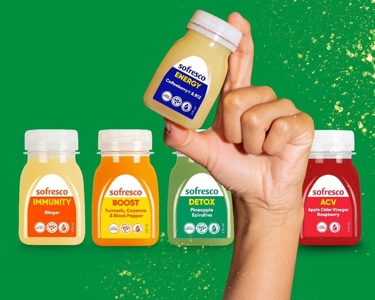 Sofresco USA Online Store - Buy Cold Pressed Juice Shots